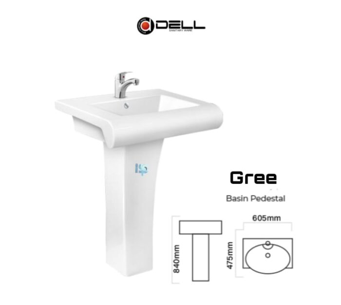 Gree Basin Pedistal Dell Ceramics - Iqbal