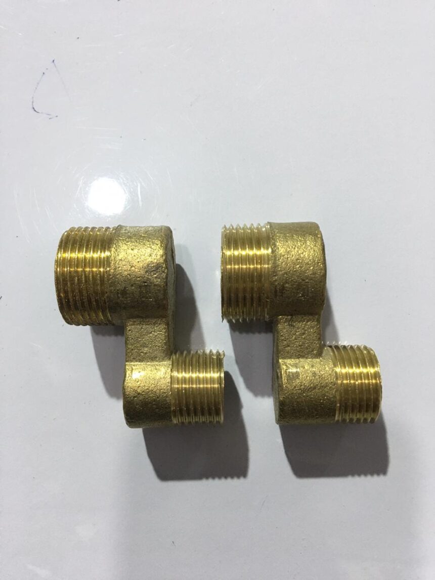 Sink Mixer/Wall Shower Elbow Brass - Iqbal