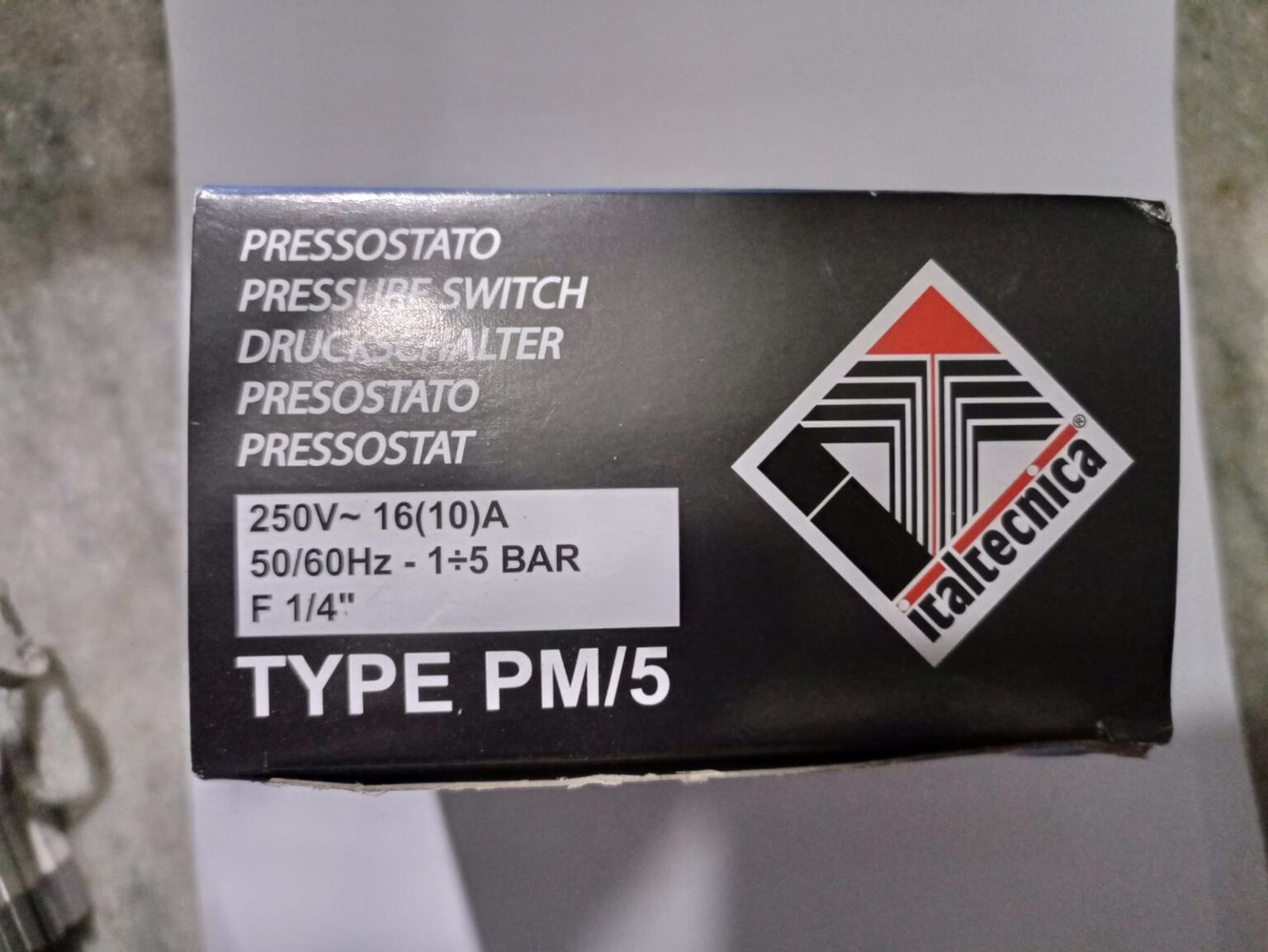 Pressure Switch ITALTECNICA Italy - Iqbal